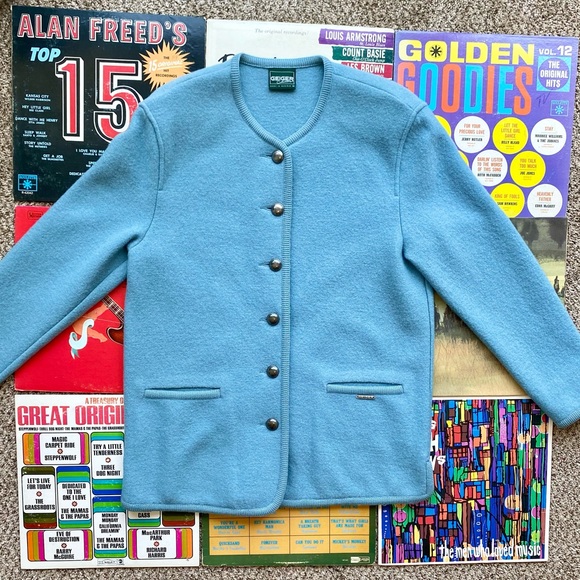 Geiger Collections | Jackets & Coats | Vintage Geiger Light Baby Blue ...